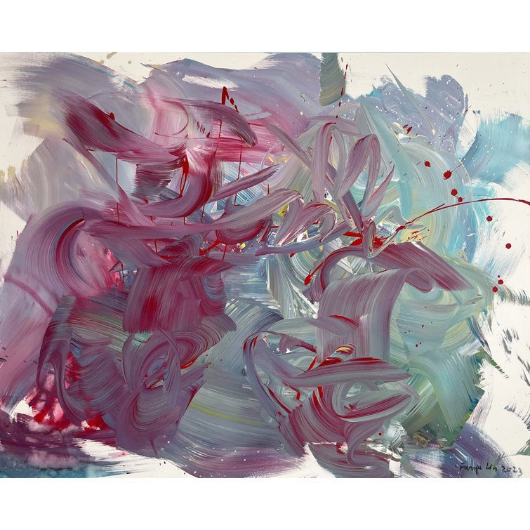 Gold Collection What's the Color of Gratitude by Fanyu Lin - Wrapped Canvas Painting | Perigold